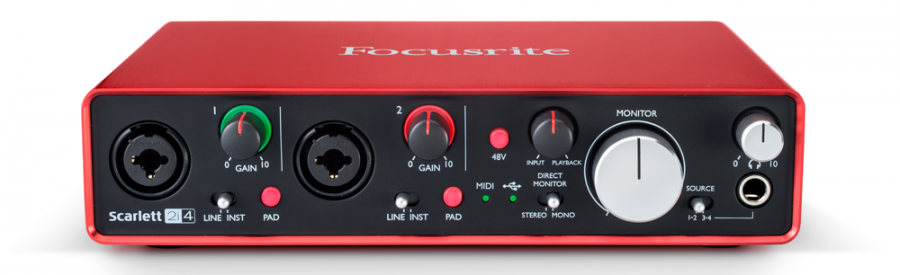 FOCUSRITE SCARLETT 2i4 Third GEN » Kouvolan Musiikki